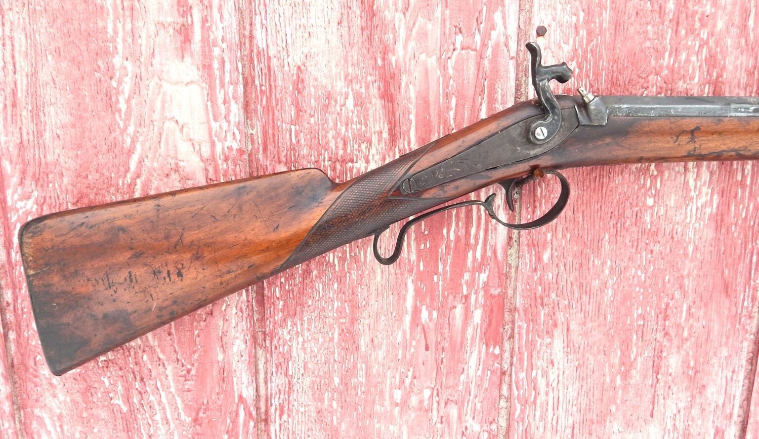 .58 cal. (24 ga.) Back Action Percussion Musket Carbine - Sitting Fox ...